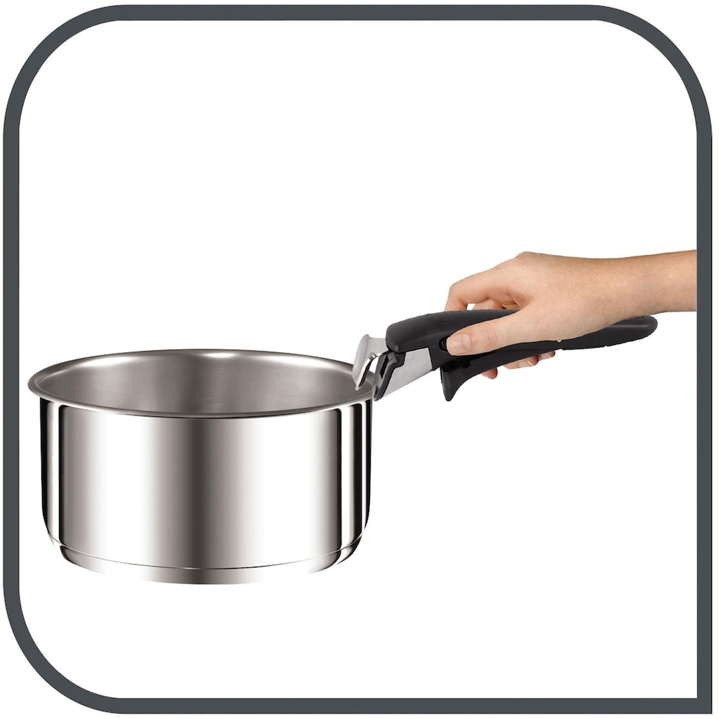 Tefal Topf-Set »Ingenio Preference«, Edelstahl, (Set, 4 tlg.) mit 3 ... Tefal Topf-Set »Ingenio Preference«, Edelstahl, (Set, 4 tlg.) mit 3 ...