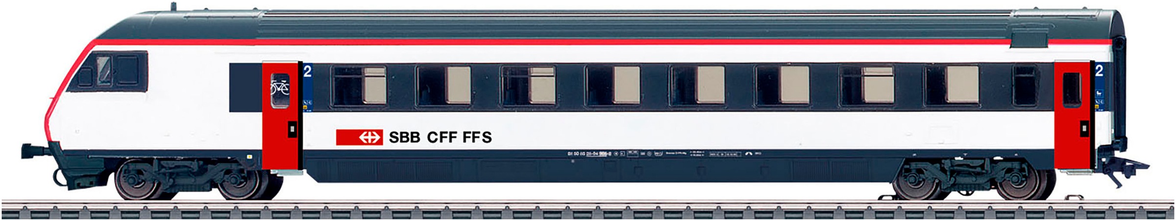 Märklin Personenwagen »Märklin Schnellzug-Steuerwagen EW IV Bt - 42177«, Made in Europe mit 3 ...