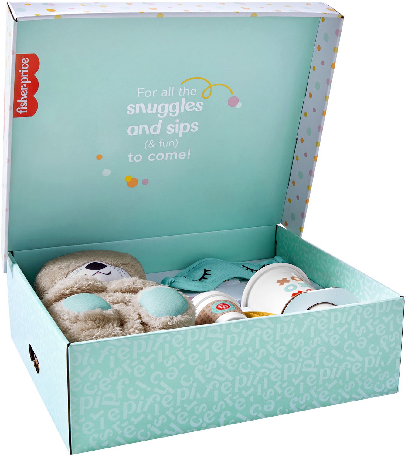 Fisher-Price® Plüschfigur »Schlummer-Otter Geschenkset«, (Set, 4 St ...