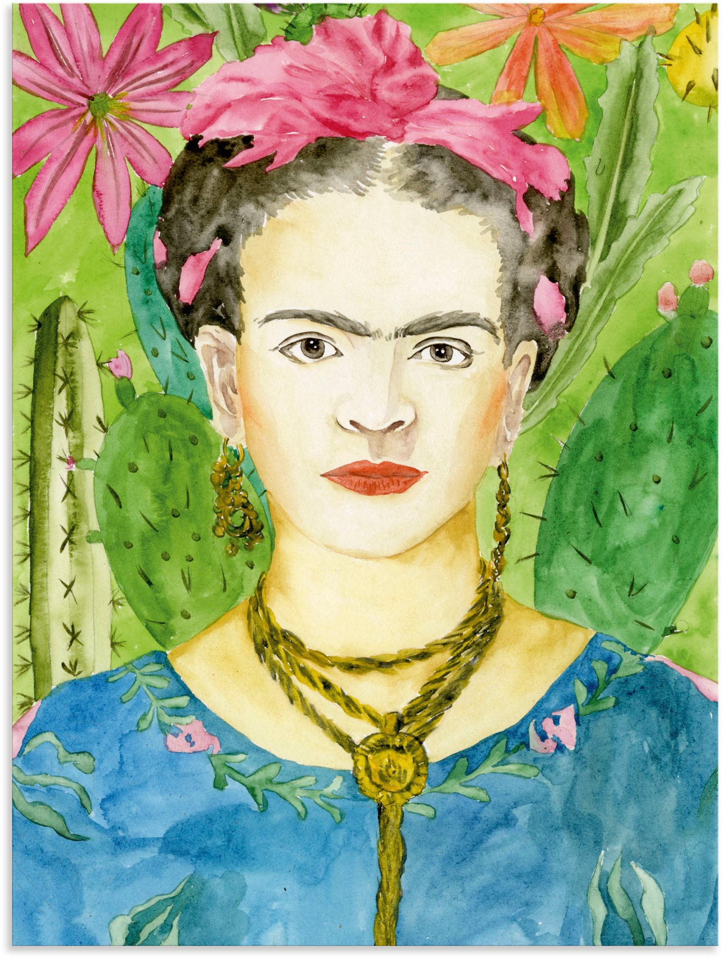 Artland Wandbild »Frida Kahlo II«, Bilder von Frauen, (1 St.), als ...