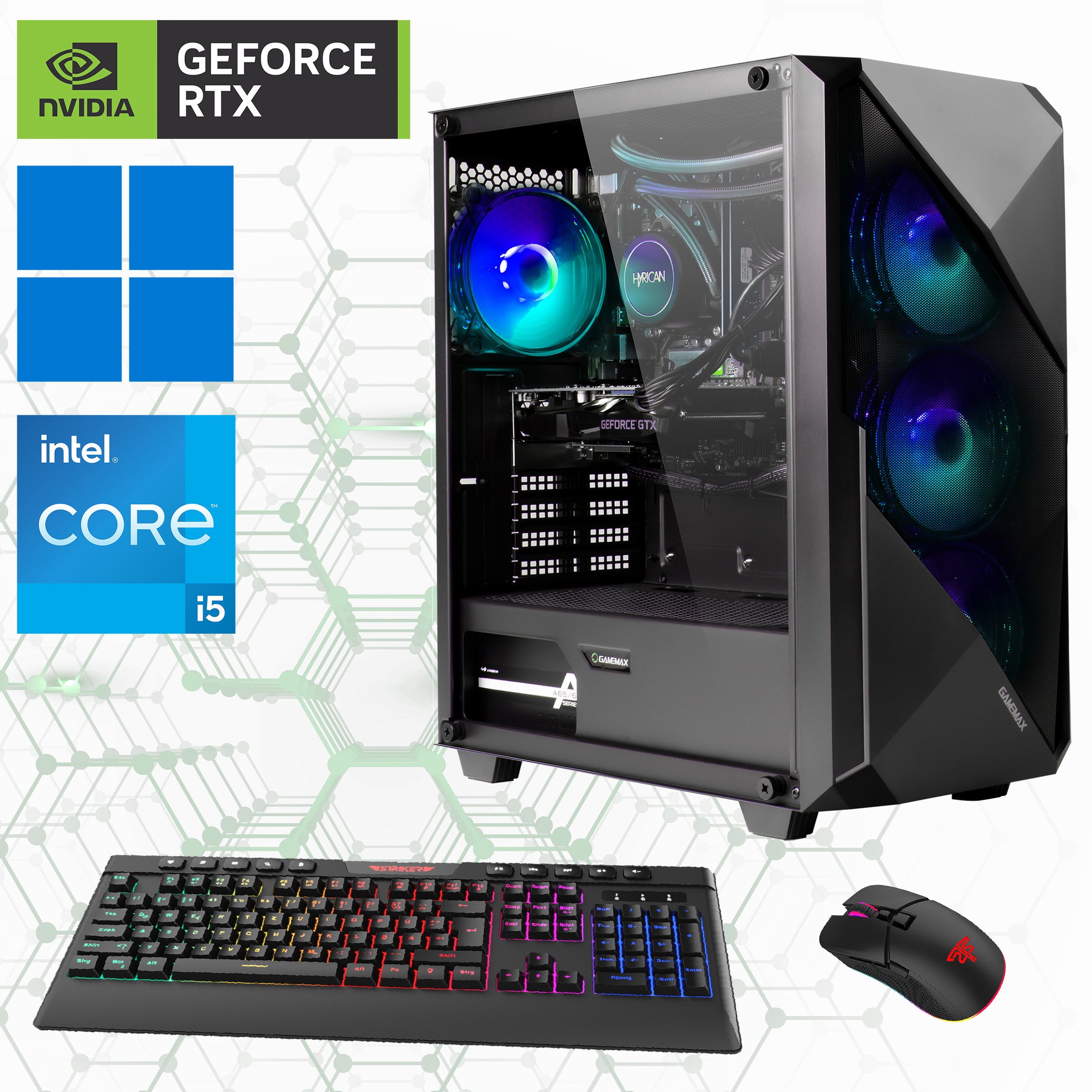 Hyrican Gaming-PC »Striker 7212«, DDR5-RAM, Windows 11 online bestellen ...