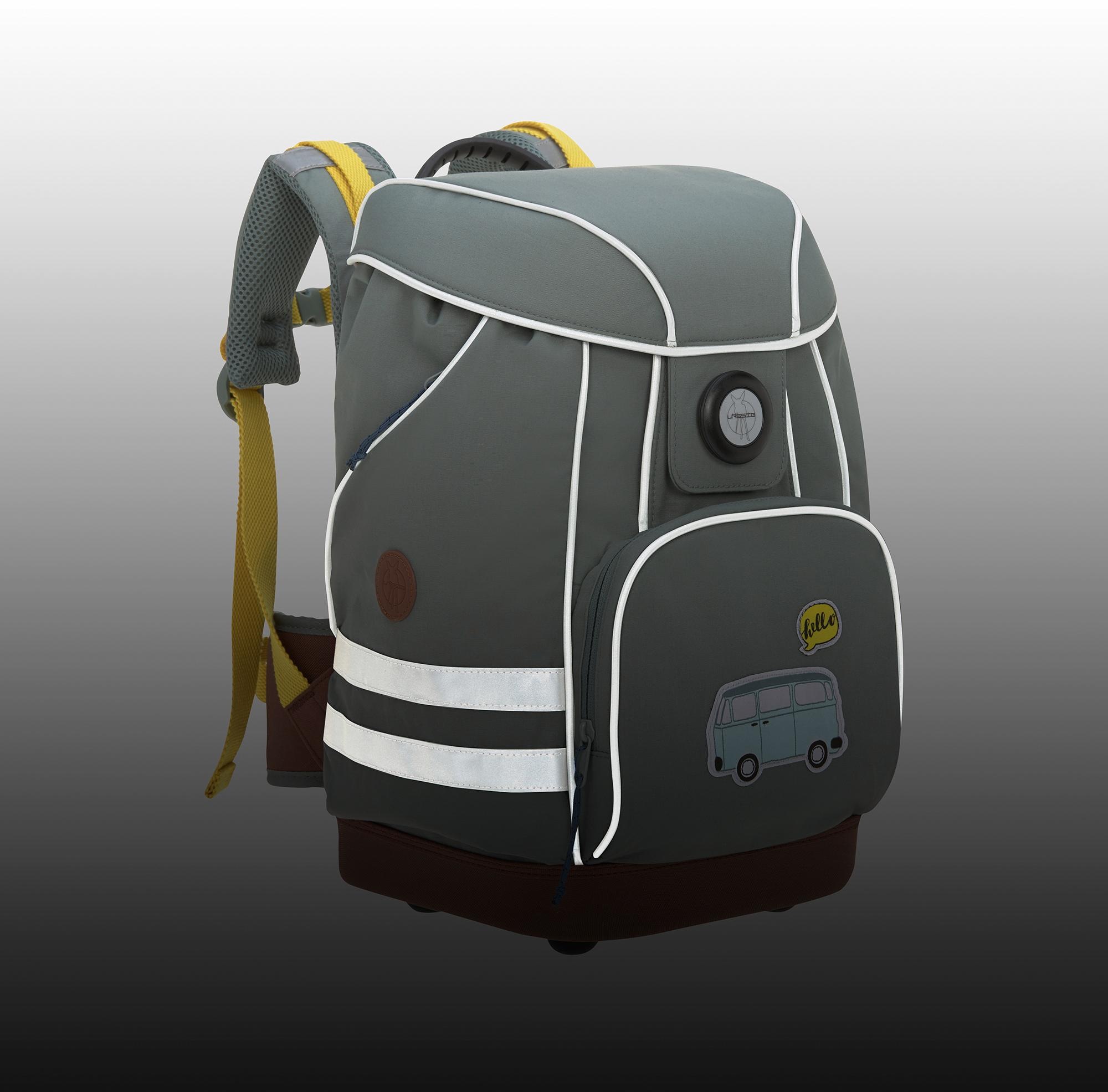LÄSSIG Schulranzen »Adventure, Bus«, 3M™ Scotchlite™ Reflektoren, PETA ...