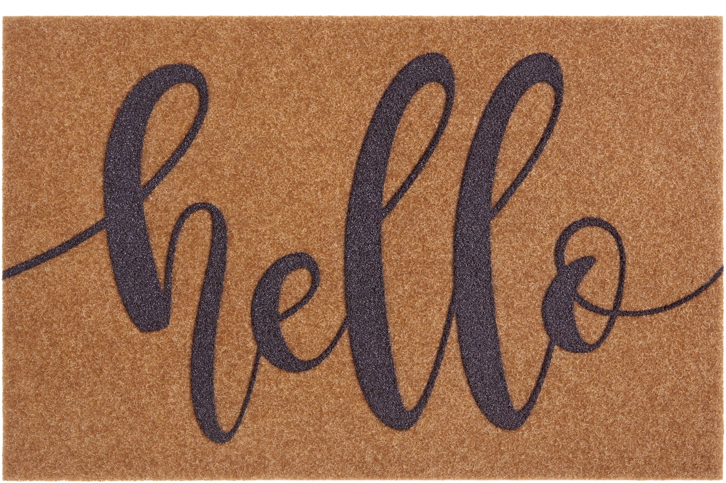 Leonique Fußmatte »hello«, rechteckig, mit Spruch, mit Schrift, Kokos ...