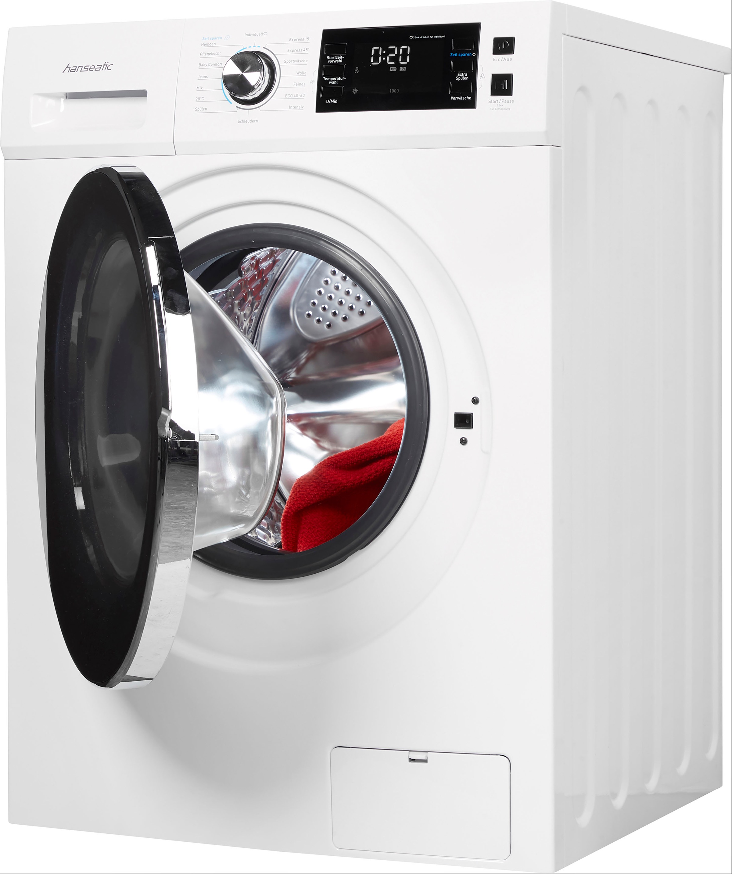 Hanseatic Waschmaschine »HWMB814B«, HWMB814B, 8 kg, 1400 U/min mit 3 ...