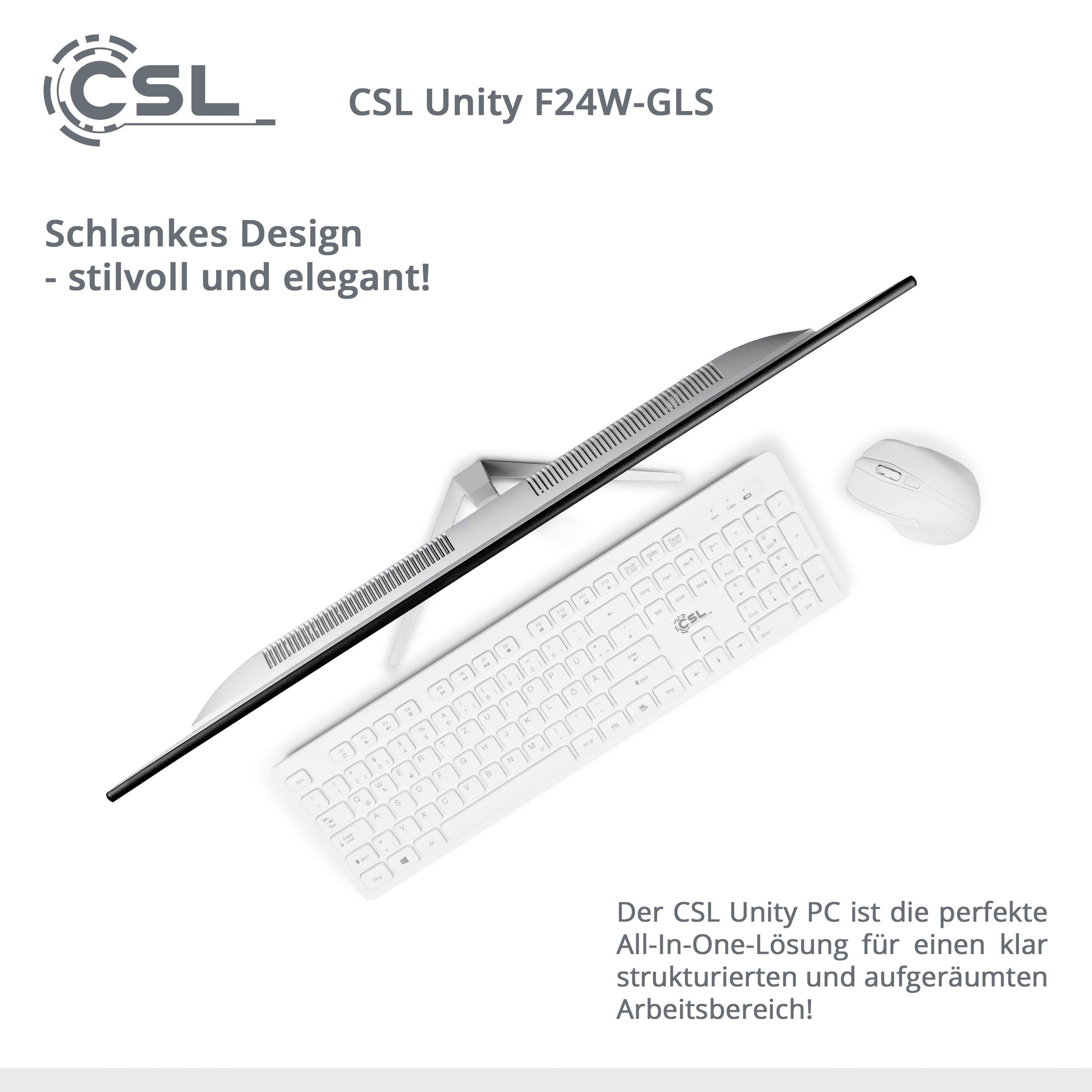 CSL All-in-One PC »Unity F24-GLS mit Windows 10 Home« 3 Jahre XXL ...